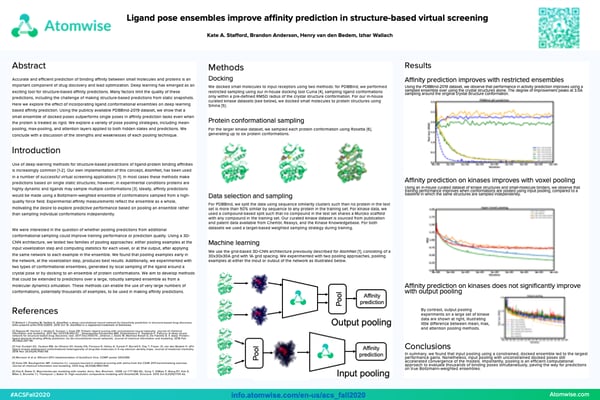 Ligand Pose Ensembles Improve Affinity Prediction In Structure Based